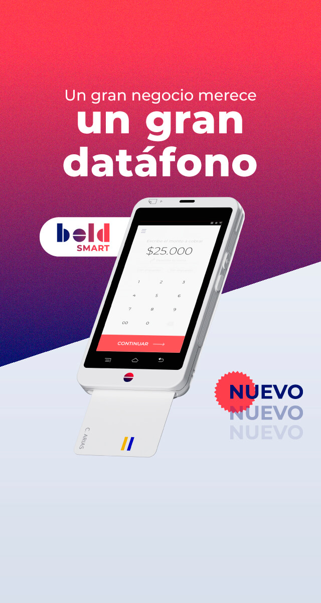 Bold - Vende más con Bold, el datáfono que recibe todas la tarjetas